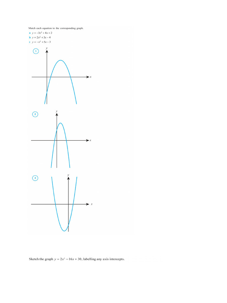 IB1 AA Quadratics | PDF | Quadratic Equation | Mathematical Analysis