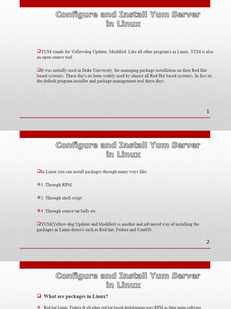 Yum | PDF | Software Repository | Computer Engineering