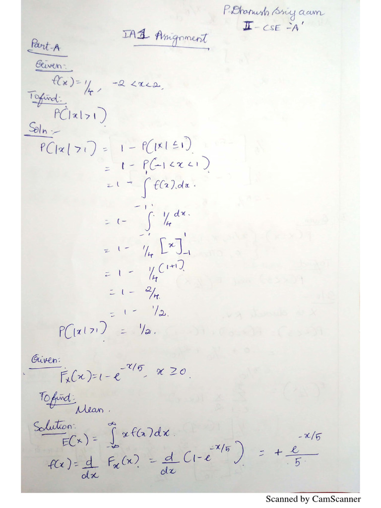 PQT Assignment | PDF