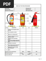 Smoke Detector Checklist | PDF | Equipment | Manufactured Goods
