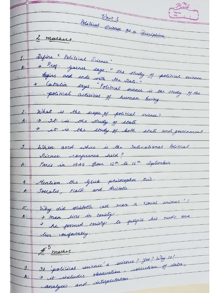 PS Notes Unit 1 | PDF