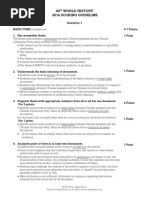 APUSH LEQ Rubric Update 2023 | PDF | Argument | Reason