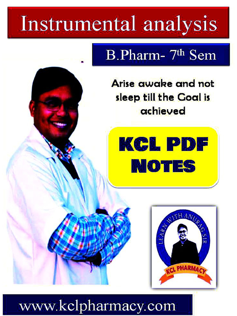 1 Unit Instrumental Analysis Pdf
