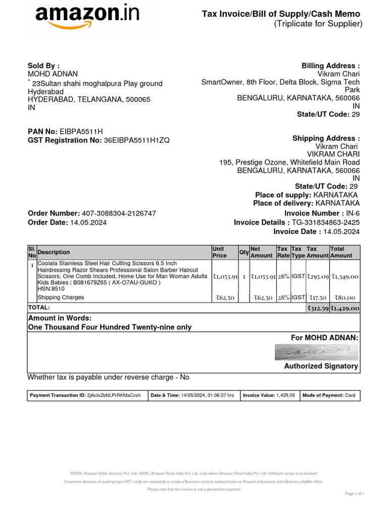 Invoice Document.. | PDF | Invoice | Government Finances