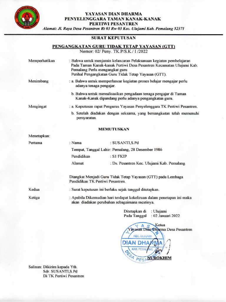 Scan Data Bu Santi | PDF