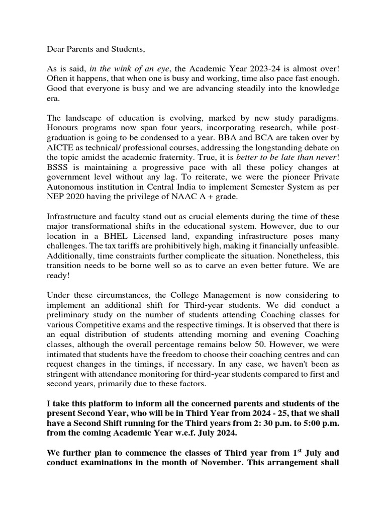 Principal Message | PDF