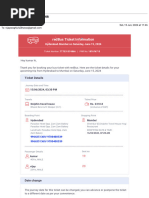 Fake Style Redbus Ticket Sample | PDF | Transport | Public Transport