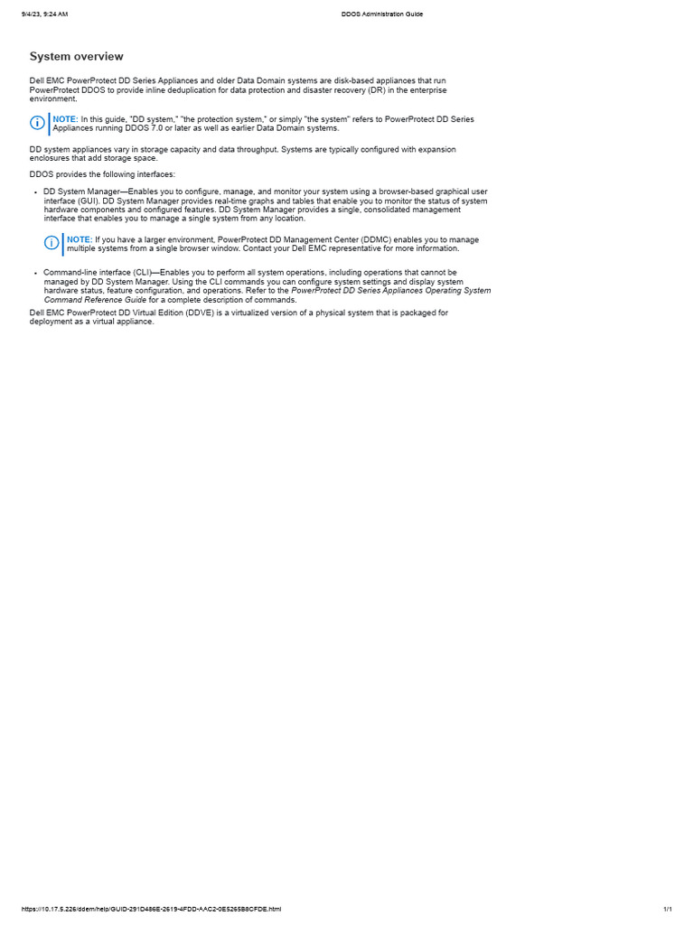 System Overview: Command Reference Guide For A Complete Description of ...