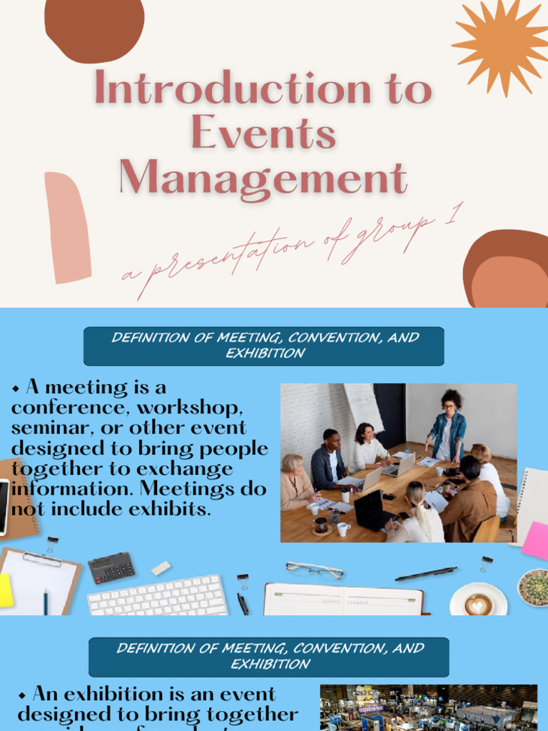Overview of Meetings and Event Management | PDF | Project Management ...