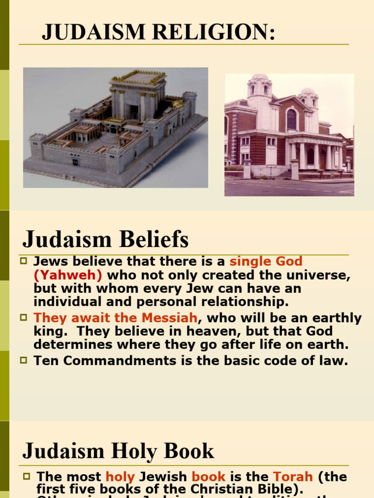 Belief of Judaism | PDF