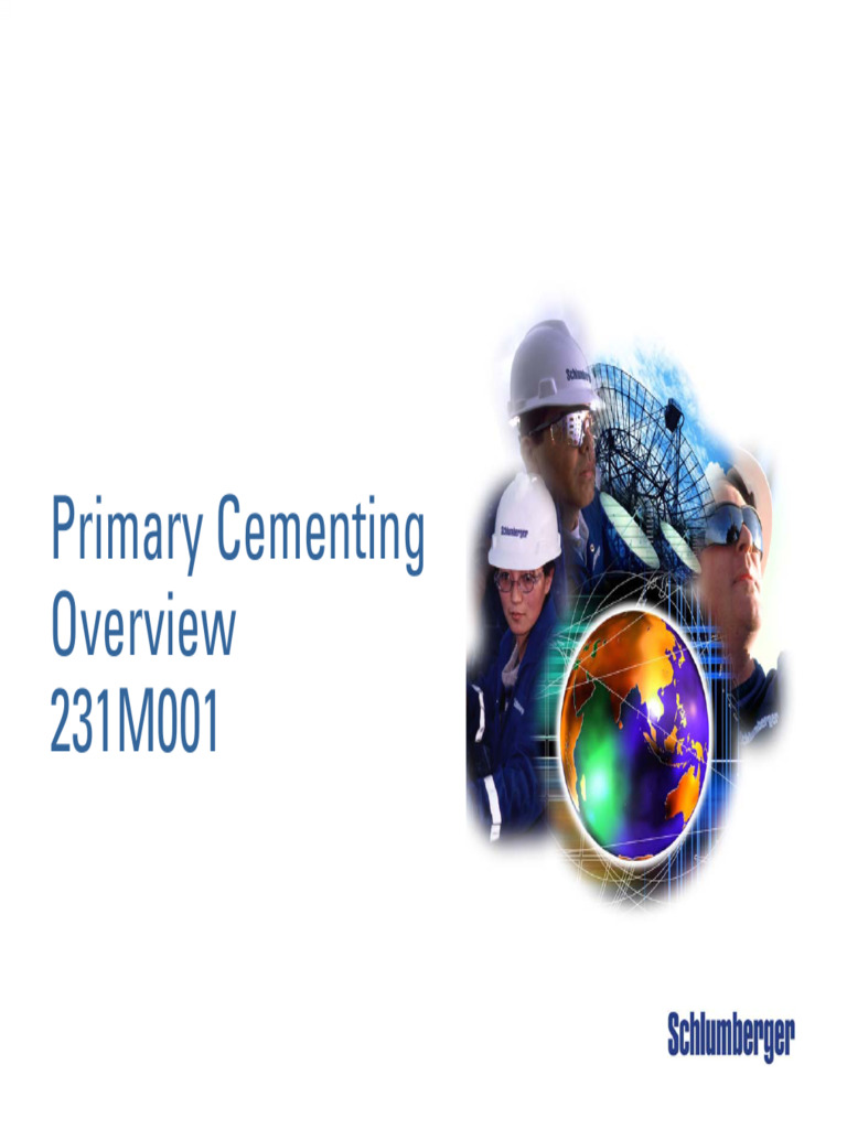 231M001 Master Primary Cementing Overview | PDF | Casing (Borehole) | Industrial Processes