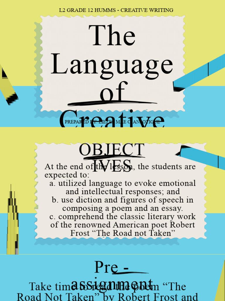 L2 - Creative Wrting - Grade 12 HUMMS | PDF | Metaphor | Poetry