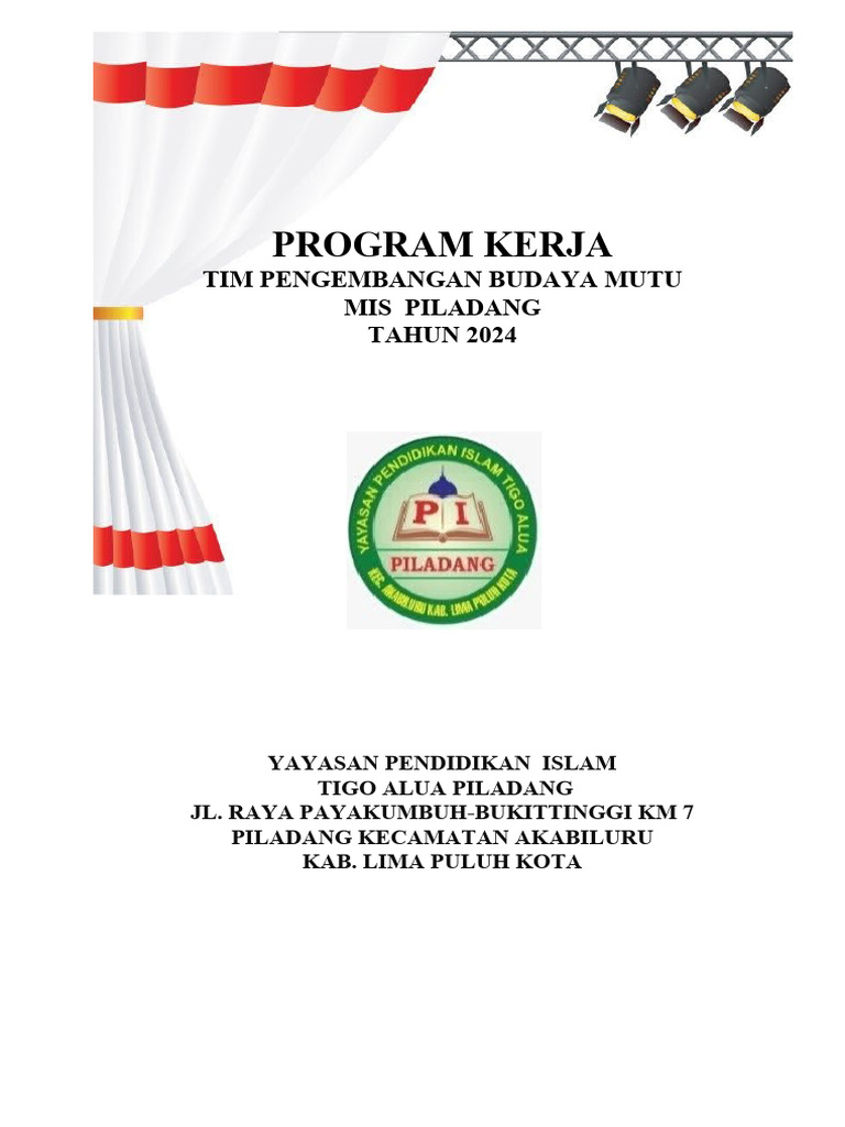 PROGRAM Manajemen MUTU 2024 | PDF | Bisnis | Seni