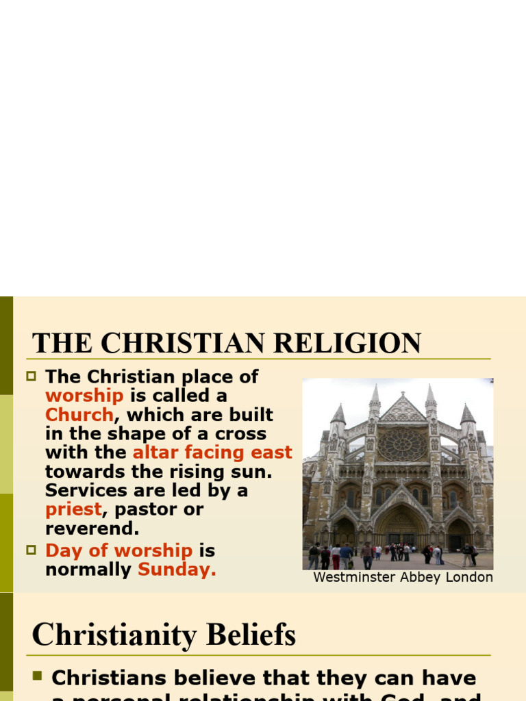 Overview of Christianity and Worship | PDF