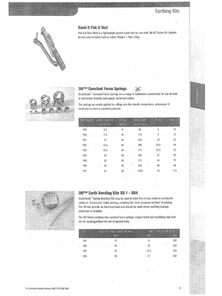 3M Constant Force Spring Data Sheet | PDF 3M Constant Force Spring Data Sheet | PDF