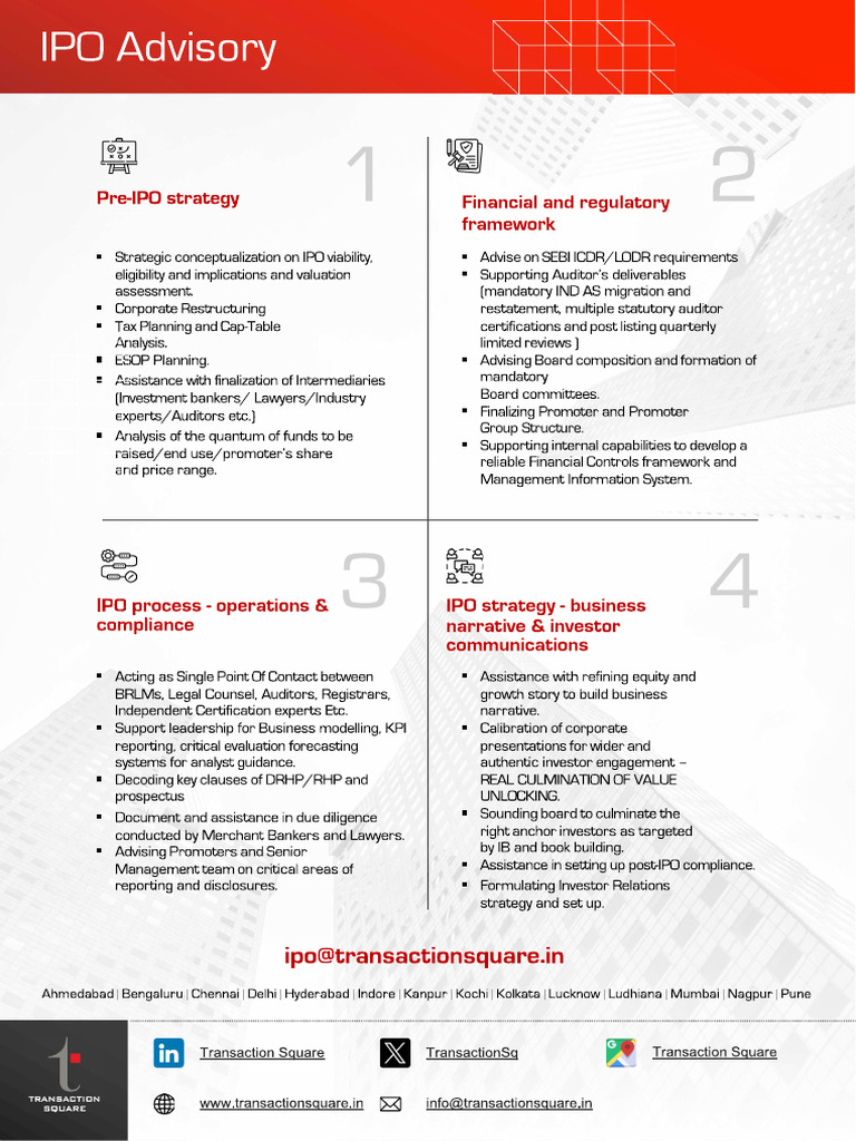 IPO Advisory at Transaction Square | PDF