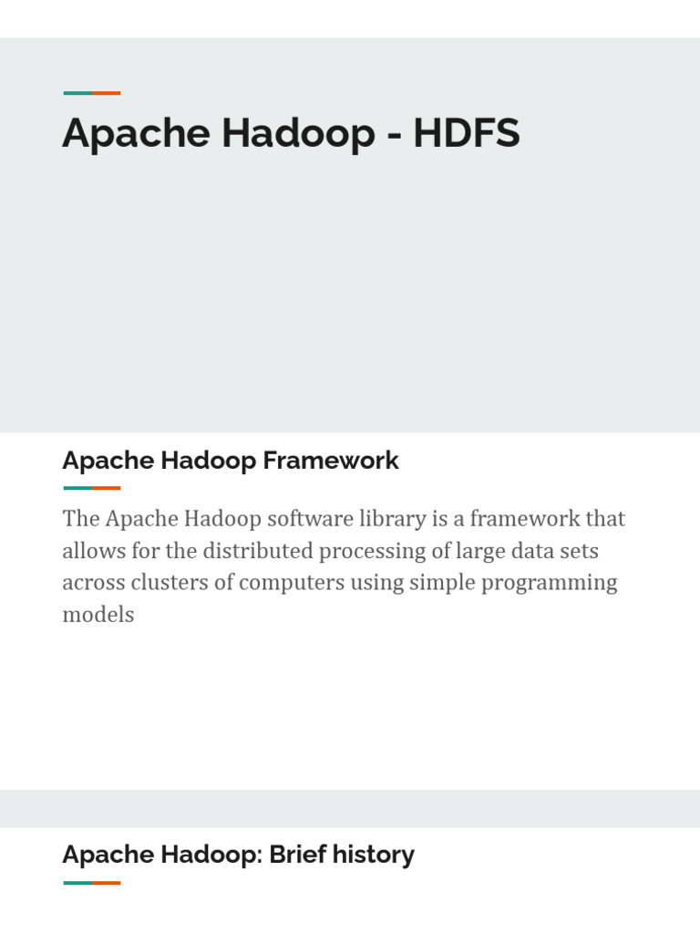 Hadoop & Spark | PDF | Apache Hadoop | Software Engineering