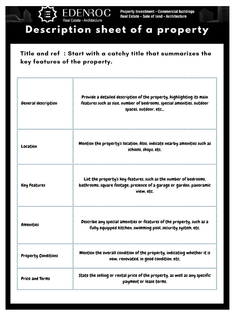 Description Sheet | PDF