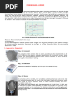 Fineness Test of Cement: IS 4031 Part 1 | PDF | Cement
