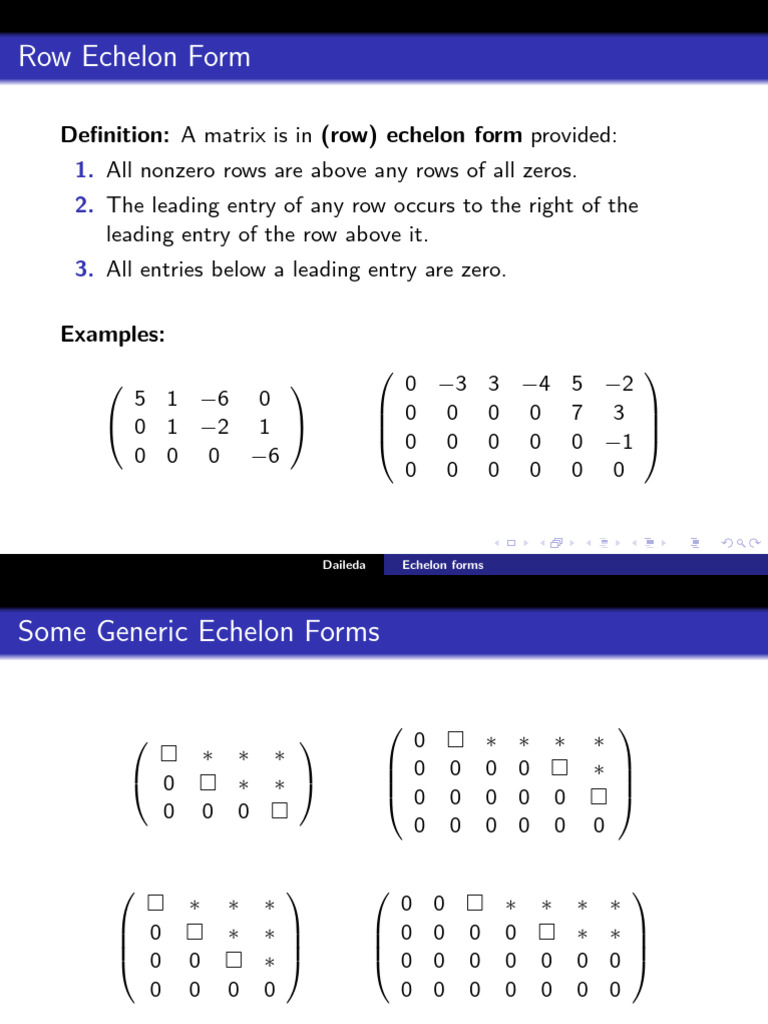 1 2 Slides | PDF | Linear Algebra | Algebra