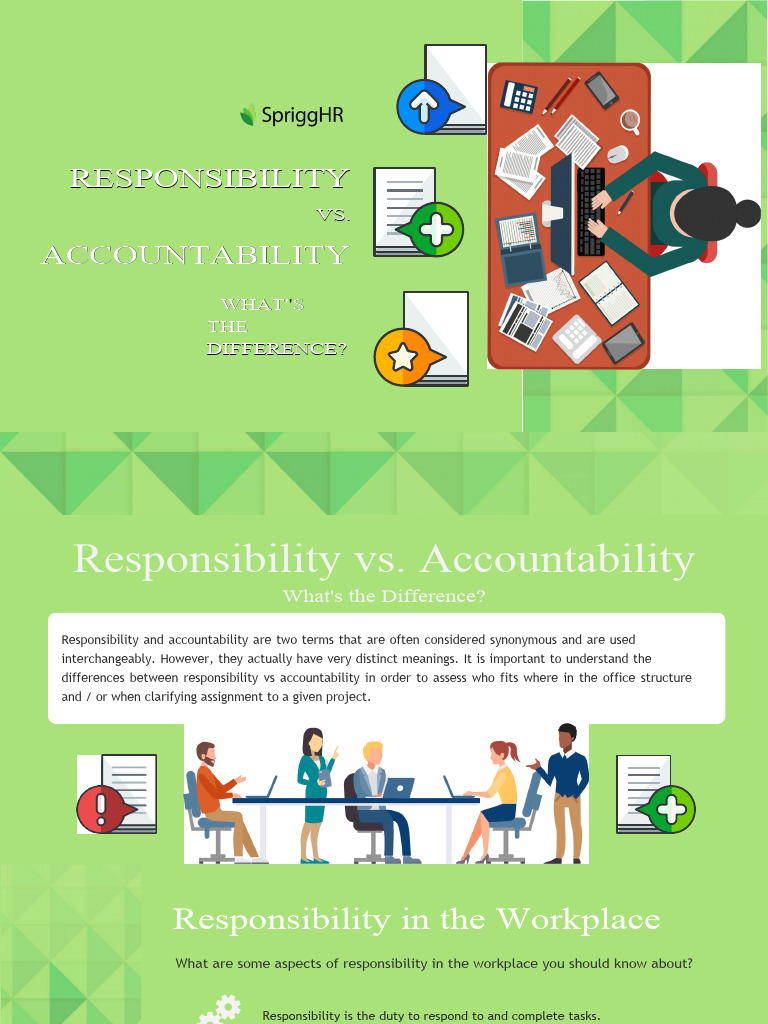 Responsibility vs. Accountability | PDF | Corporate Social ...