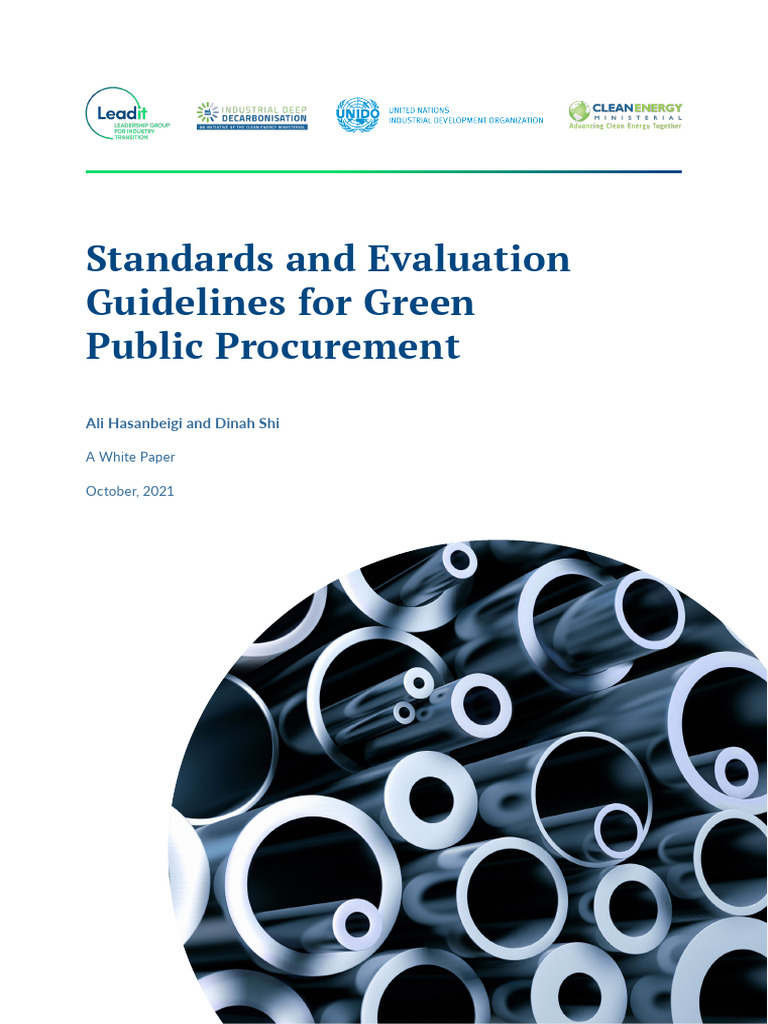 GPP Paper 2 Standards and Evaluation Guidelines For Green Public ...