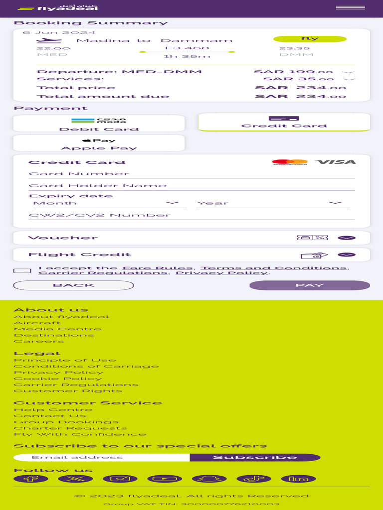 Book A Flight, Cheap Flights, Flight Tickets - Flyadeal | PDF