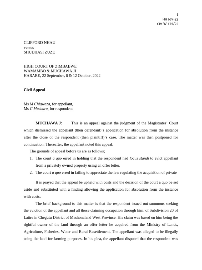 Appeal on Interlocutory Order in Eviction Case | PDF | Appeal ...