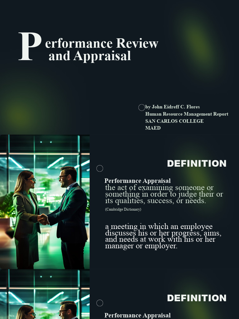 Performance Review and Appraisal | PDF | Performance Appraisal | Employment