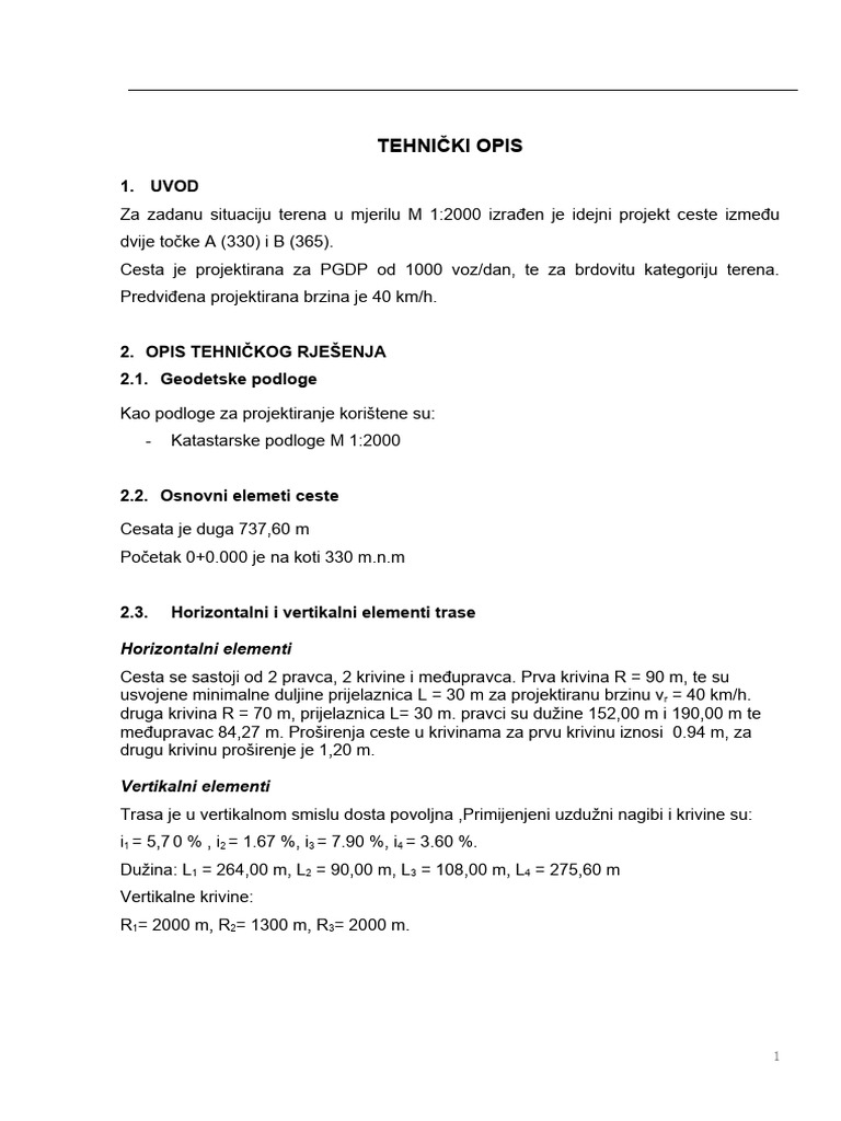 1 Tehnicki Opis | PDF