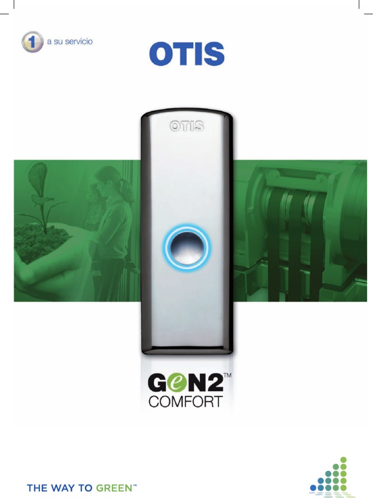 Nuevo Catálogo Otis Gen2 Comfort | PDF | Ascensor | Engranaje