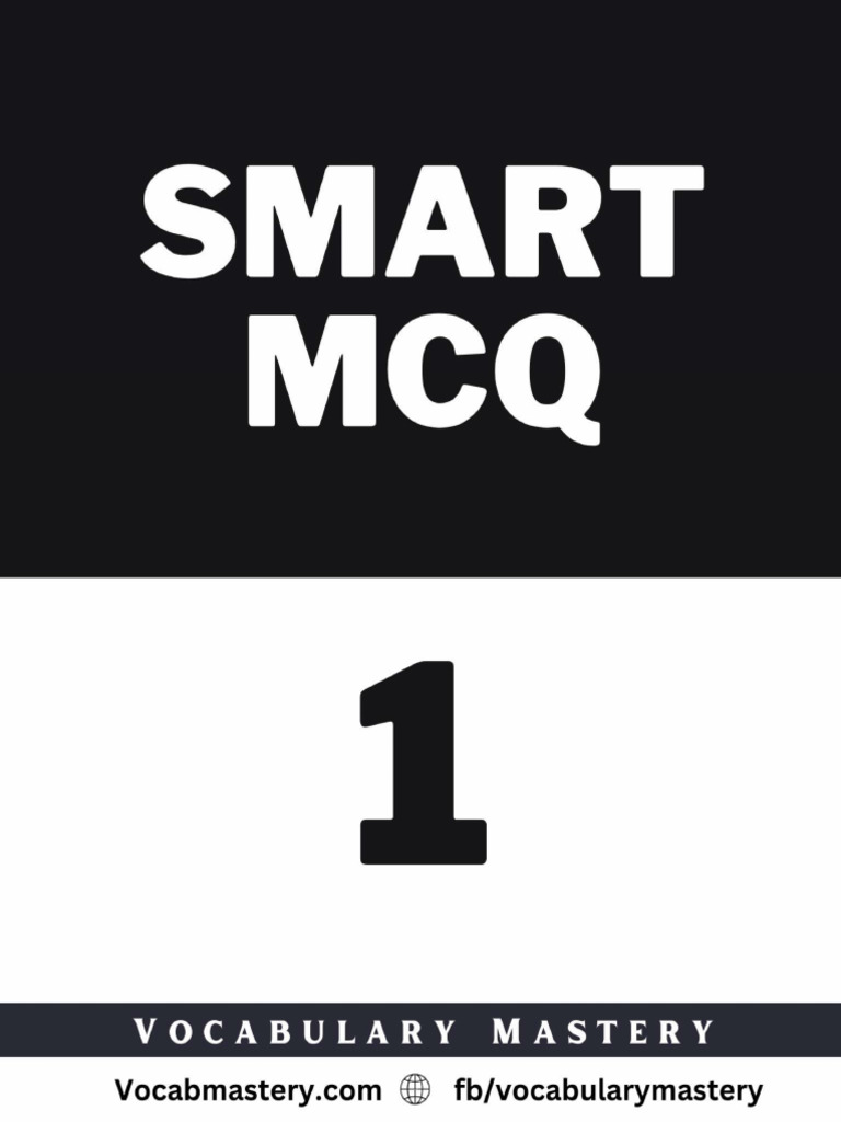 Smart MCQ 01 | PDF