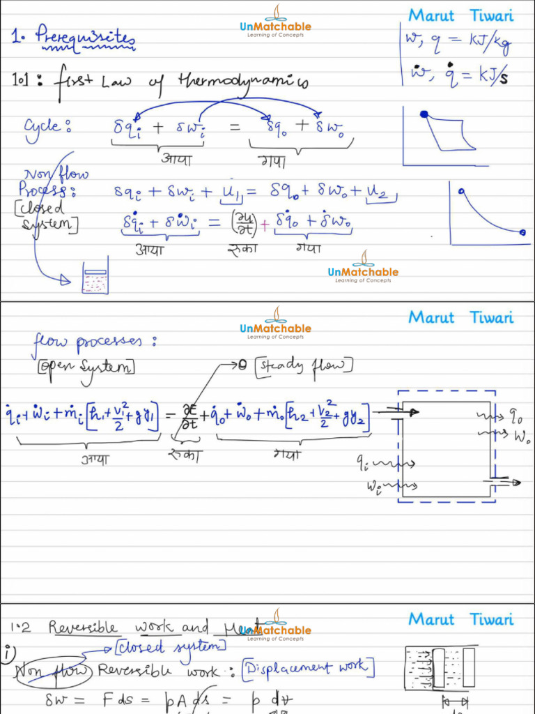 Applied Thermodynamics PART 1 | PDF