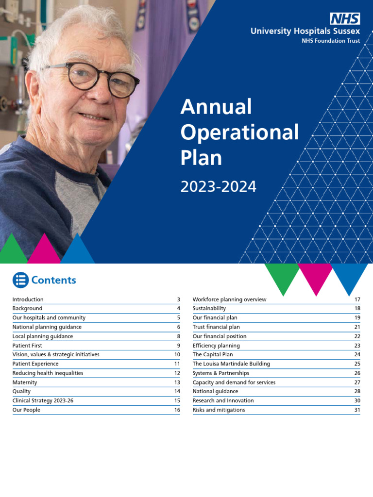 UHSx Annual Operational Plan 555 FINAL | PDF | Emergency Department ...