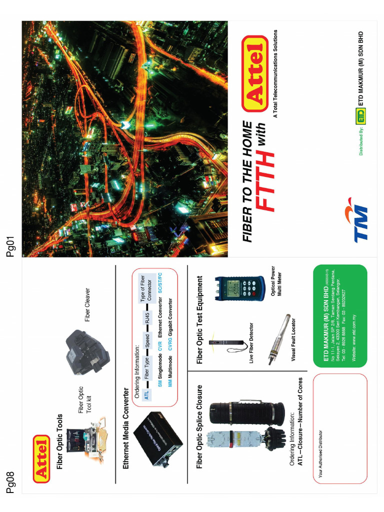 ATTEL FTTH Catalogue | PDF