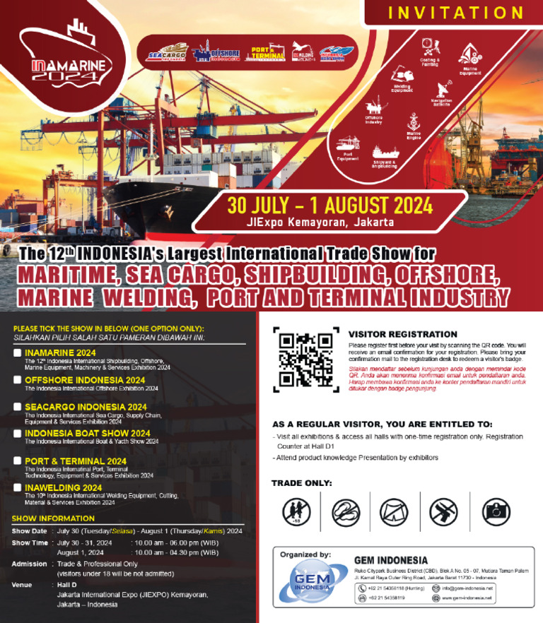 E-Invitation INAMARINE 2024 | PDF