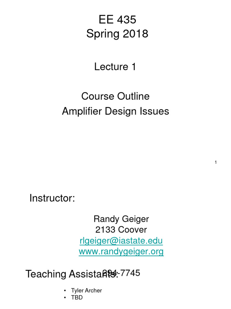 Analog And Mixed Signal Design For Soc In Emerging Digital Processes Pdf Amplifier