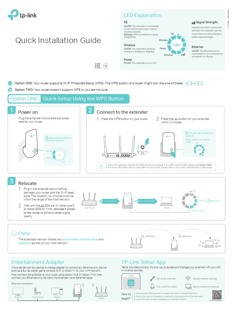 Quick WPS Setup for TP-Link Extender | PDF | Wi Fi | Computer Network
