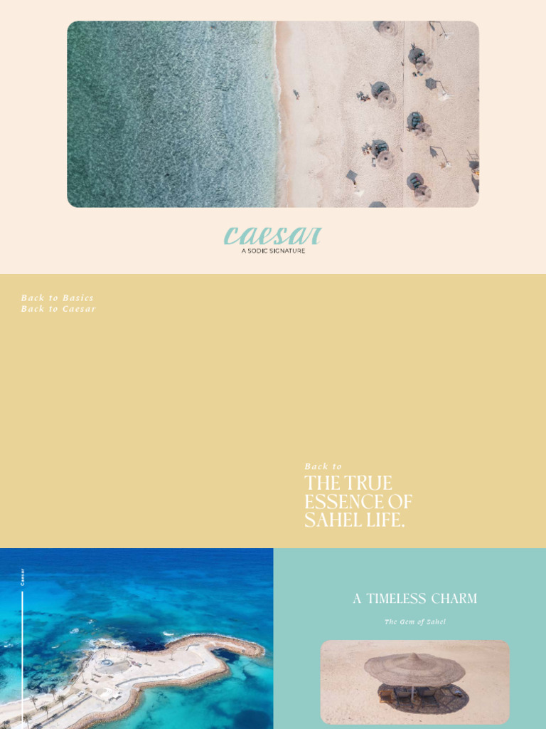 SODIC - Caesar New Brochure and Masterplans | PDF