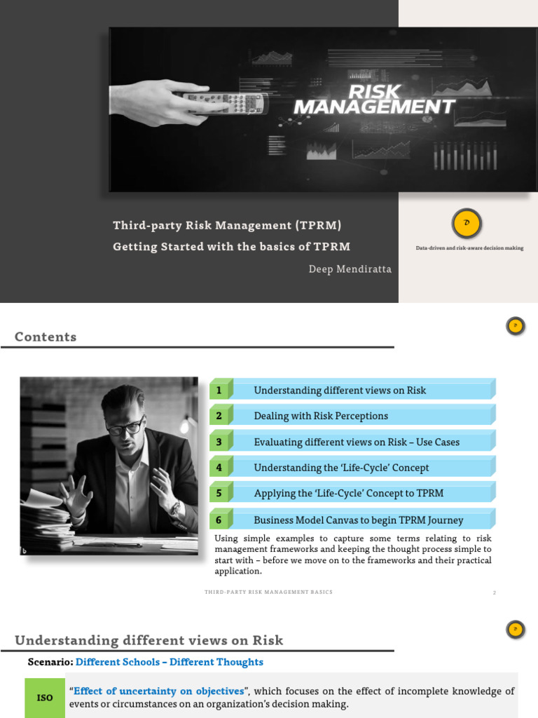 Third-Party Risk Managment - Basics | PDF | Risk | Risk Management