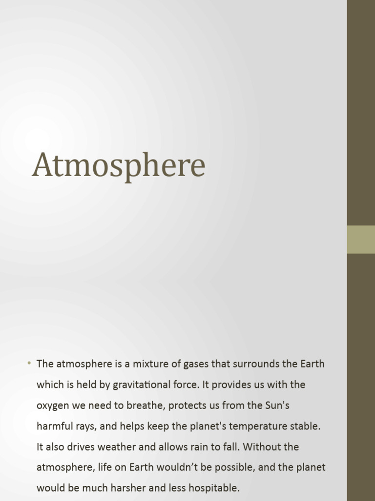 Atmosphere | PDF