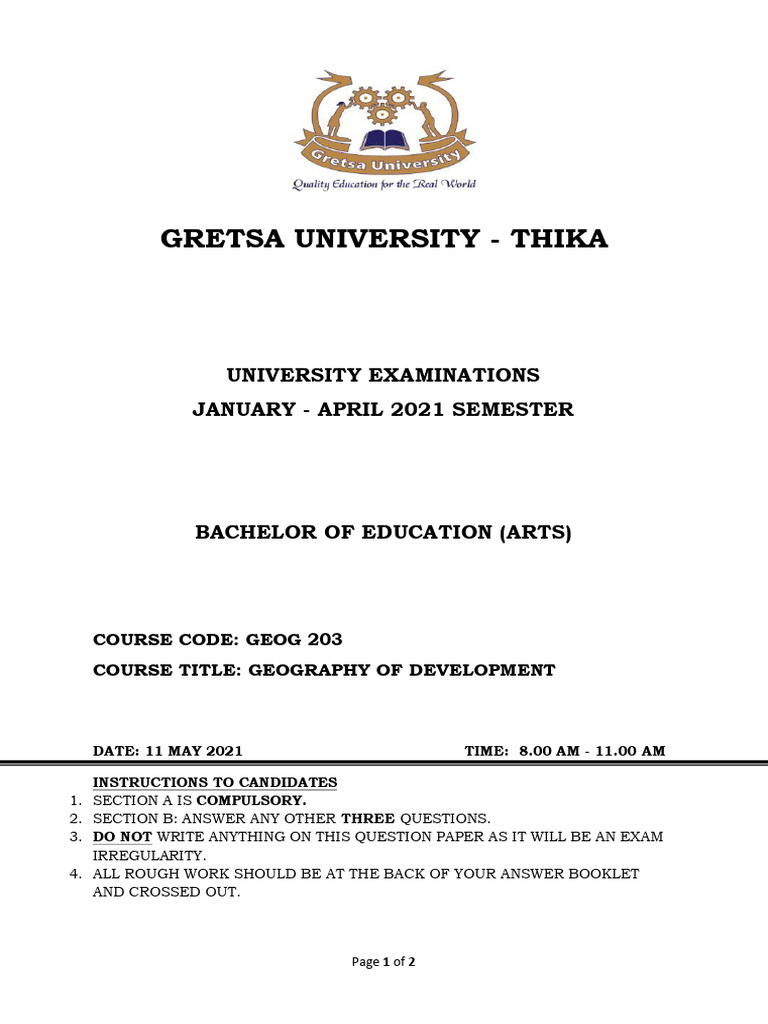 Geography of Development | PDF | Economies