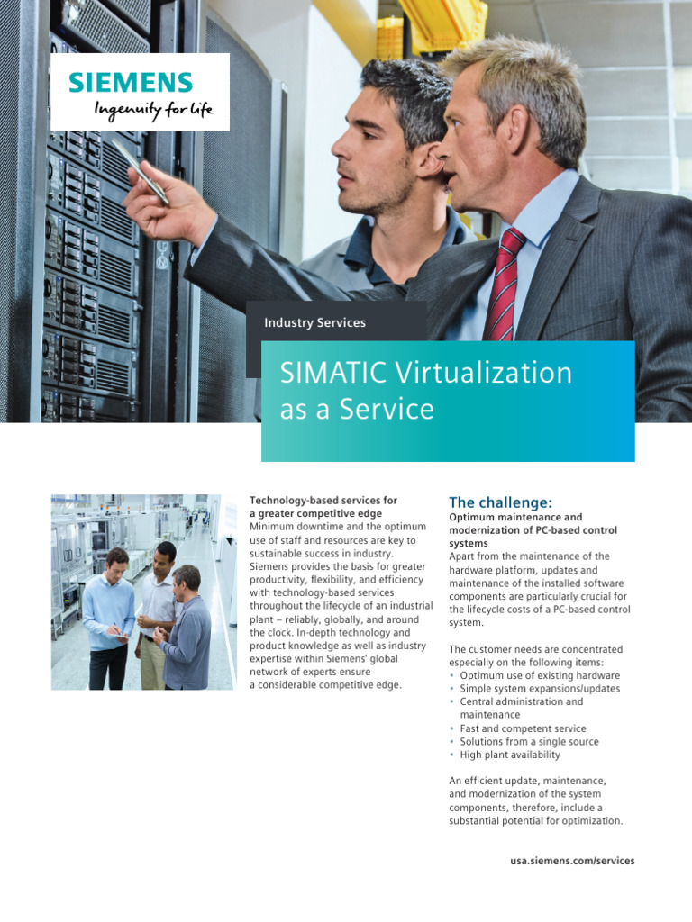 SIMATIC Virtualization as a Service | PDF | Virtual Machine | Product ...