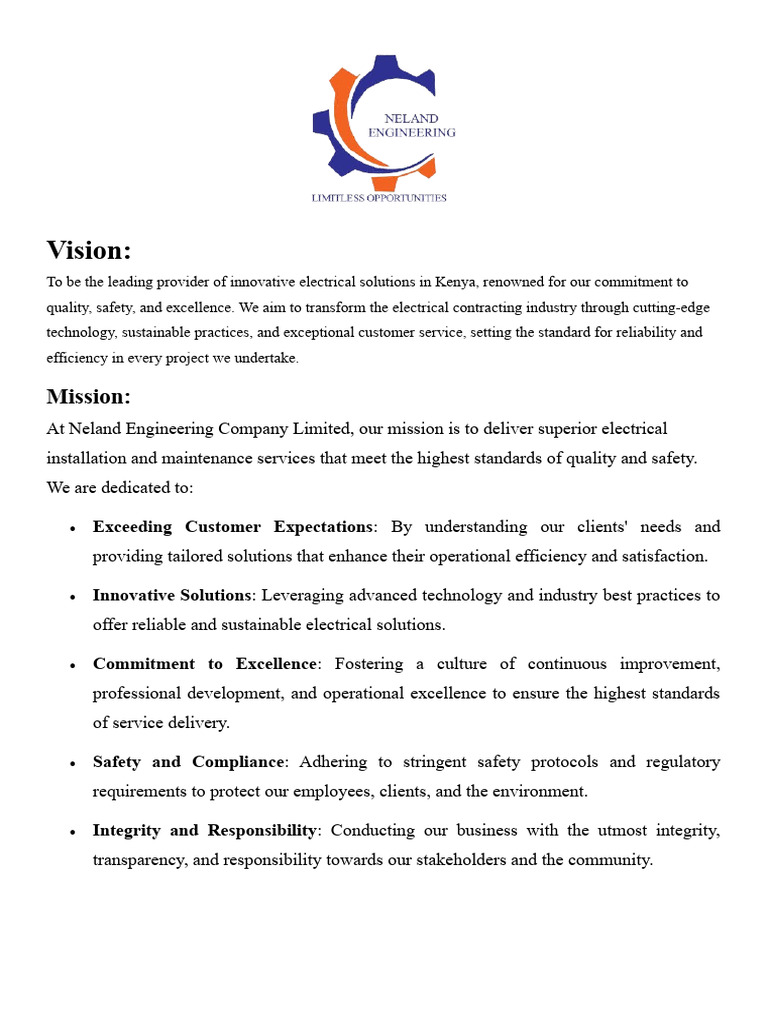 Innovative Electrical Solutions Kenya | PDF | Sustainability | Innovation