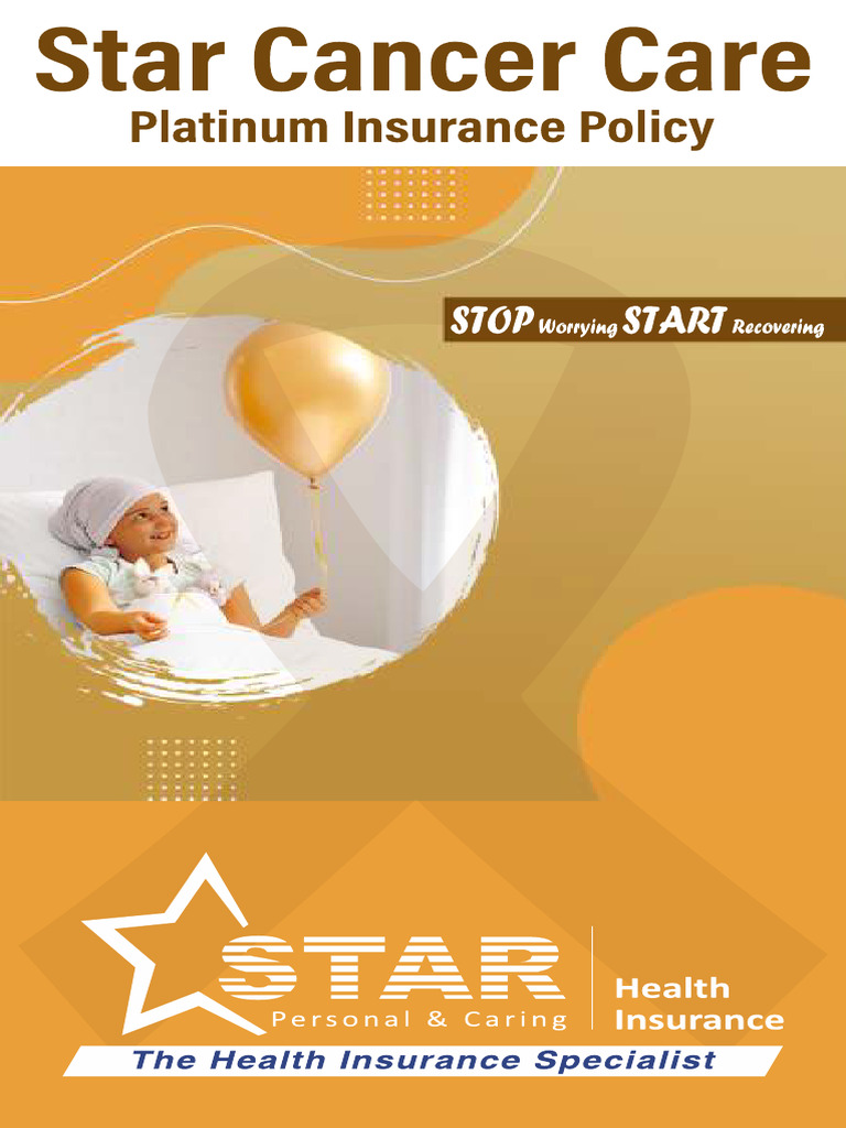 Star Cancer Care Brochure Platinum | PDF | Insurance | Surgery
