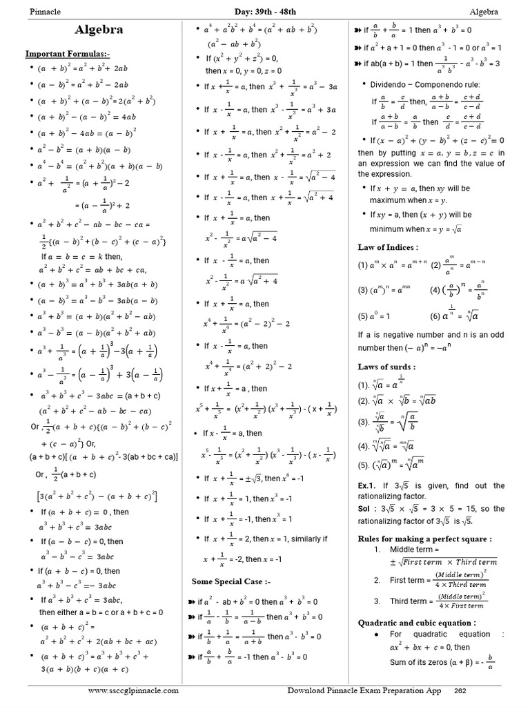 Split 9093706246363120659 | PDF | Mathematics | Algebra