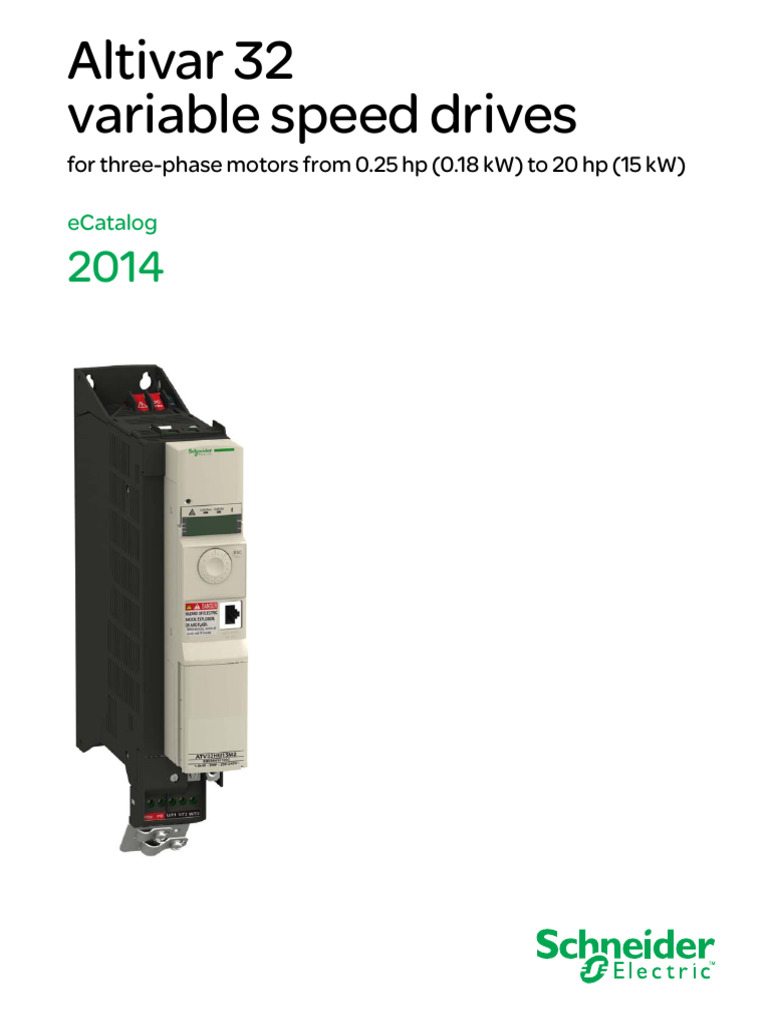 ATV32 e Catalog | PDF | User Interface | Electromagnetic Compatibility
