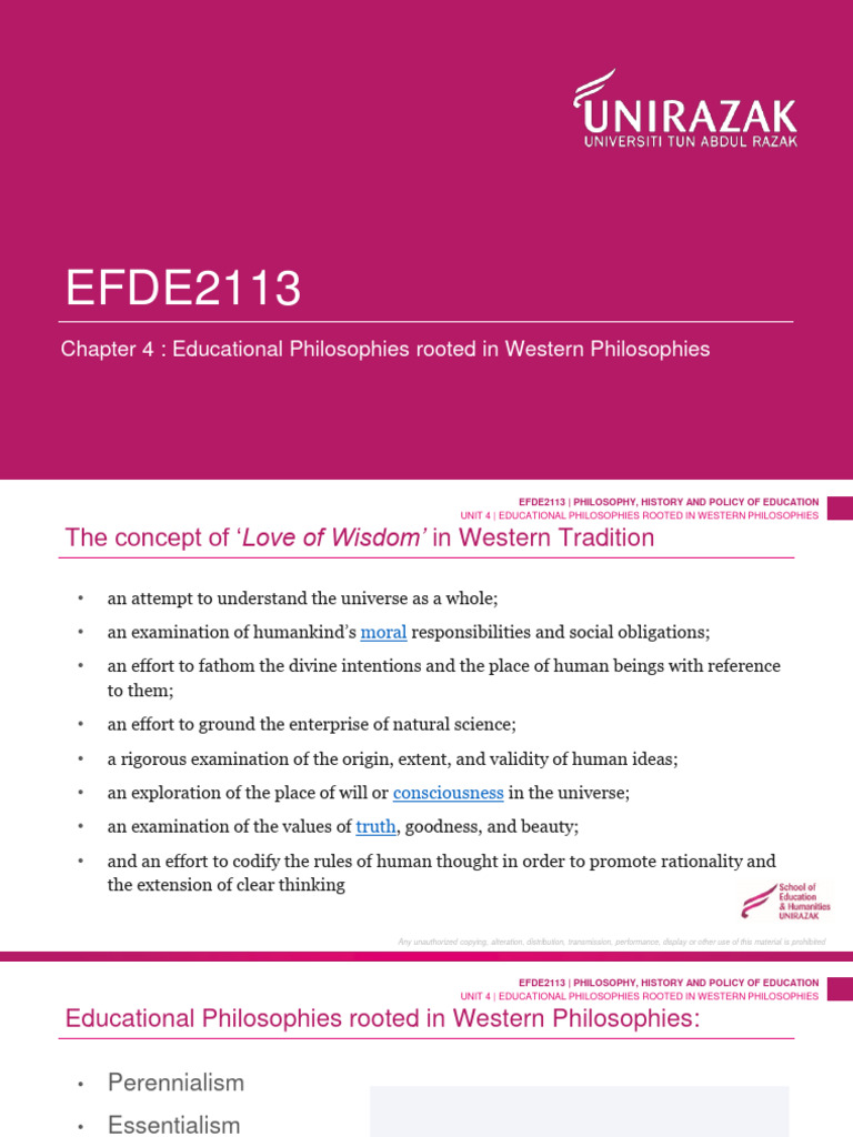 Chapter 4 EFDE2113 | PDF | Philosophy Of Education | Learning