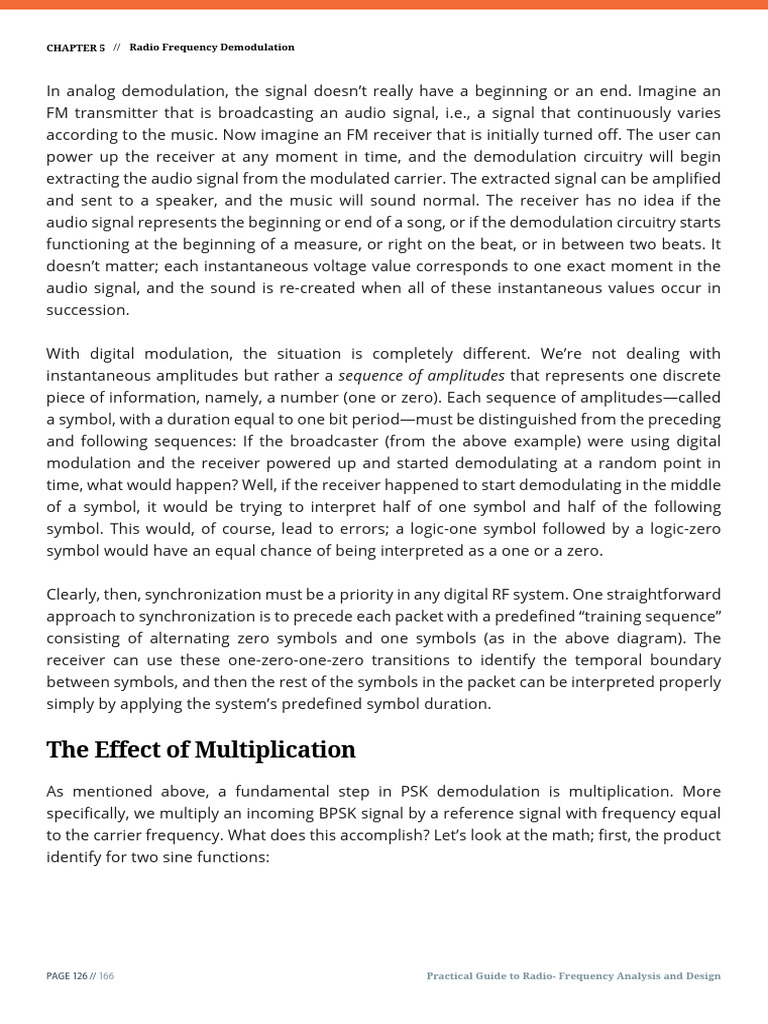 Radio Frequency Analysis Design (126 150) | PDF | Modulation | Phase (Waves)