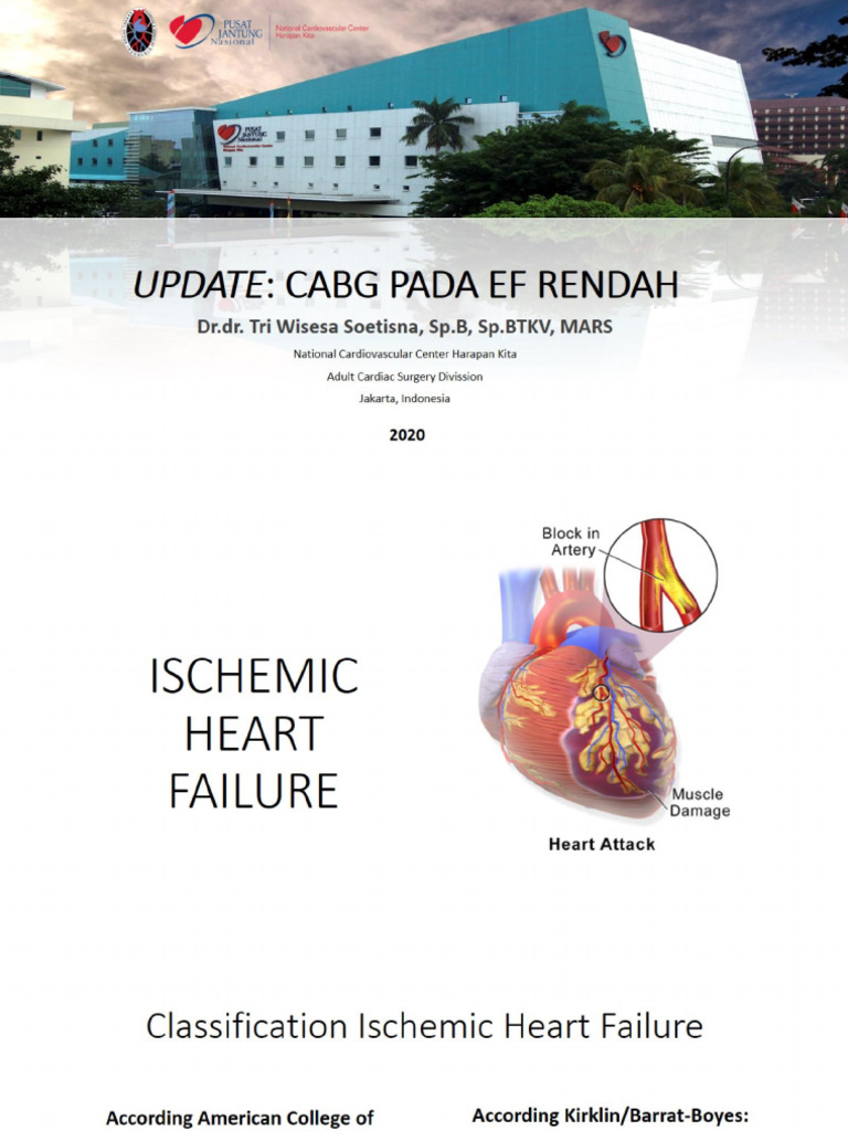 Update CABG Pada EF Rendah DR - Dr. Tri Wisesa Soetisna, SP.B, SP ...